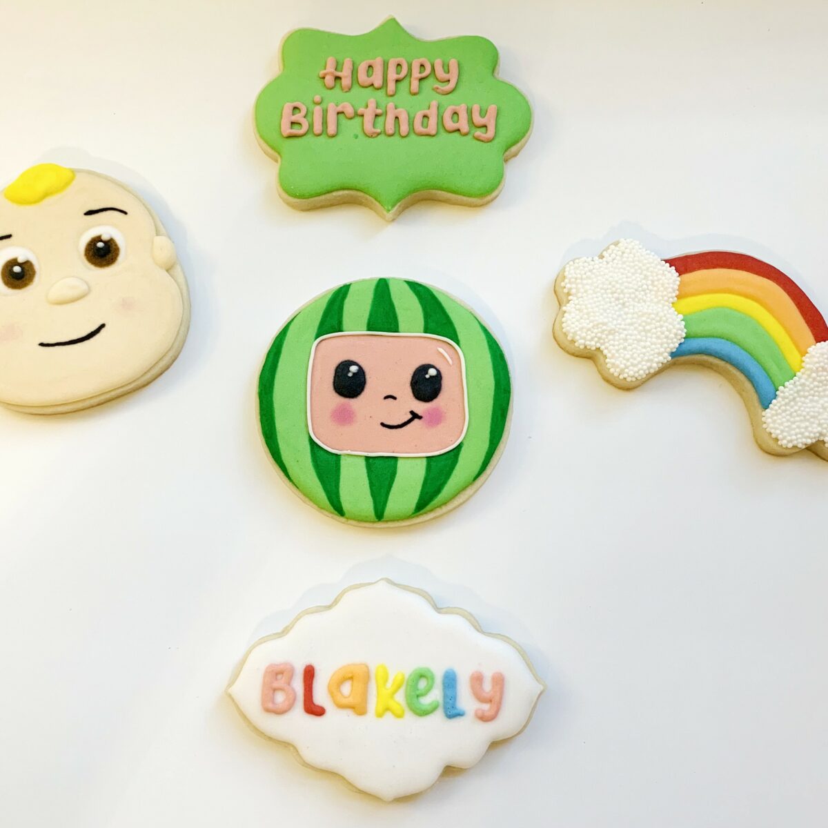 Cocomelon Cookies - Tiers of Joy