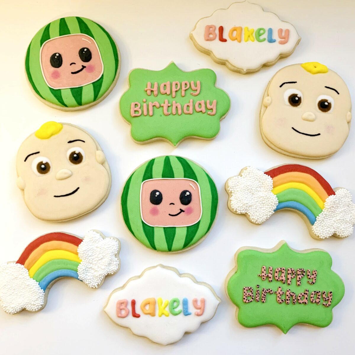 Cocomelon Cookies - Tiers of Joy